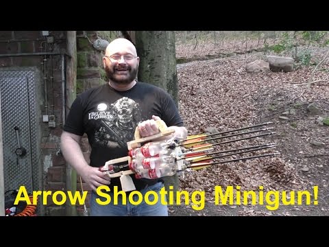 DIY Madman's Coke Bottle Gatling Gun Goes Full Auto