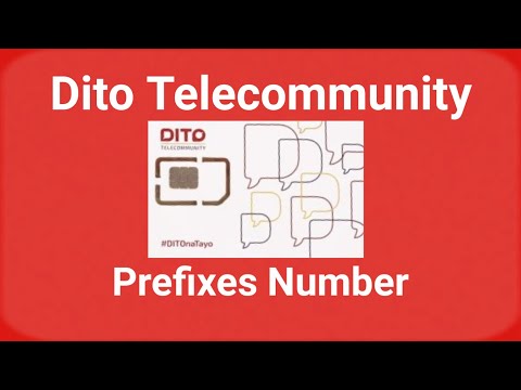 Dito Telecommunity Prefix Number