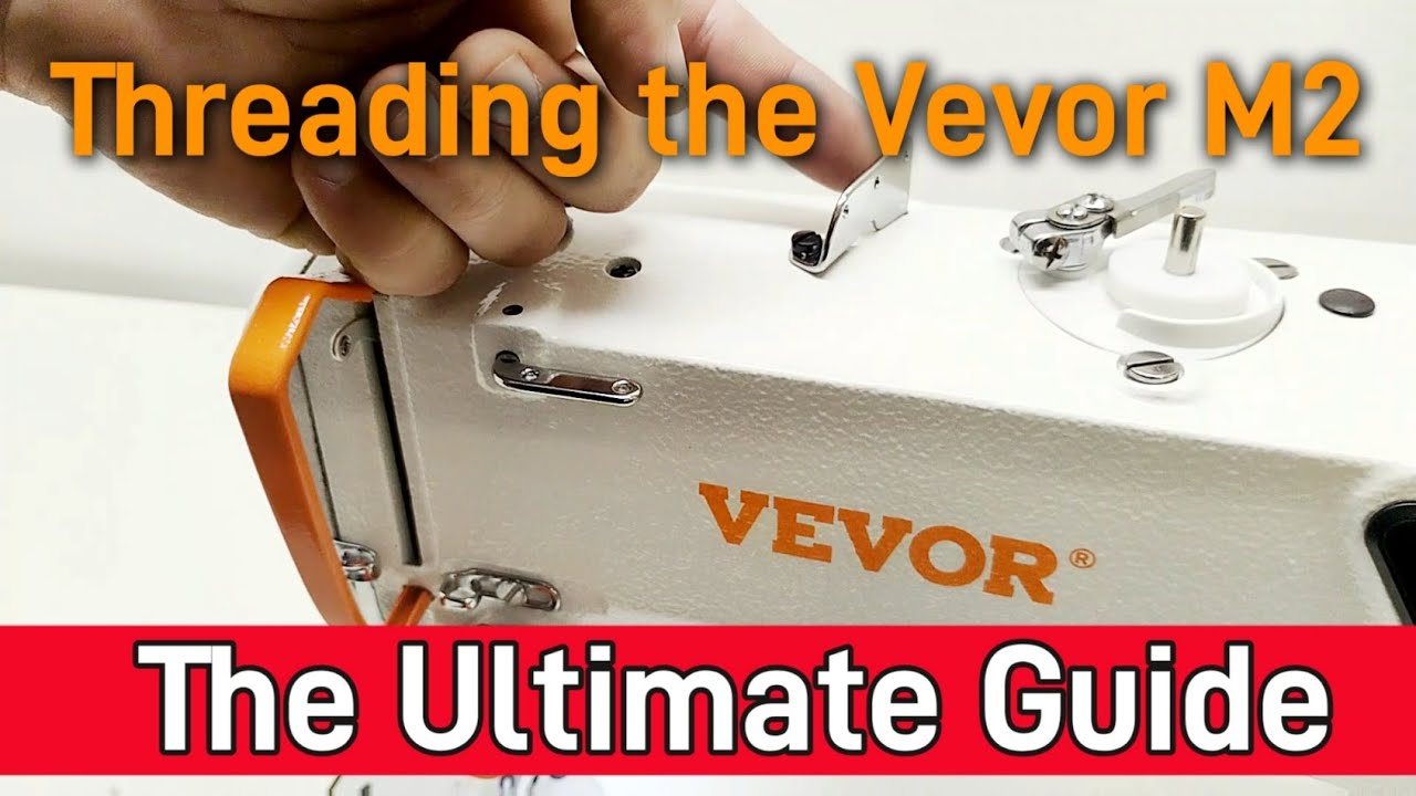 Vevor M2 Sewing Machine Tutorial: Threading & Bobbin Winding Step by Step