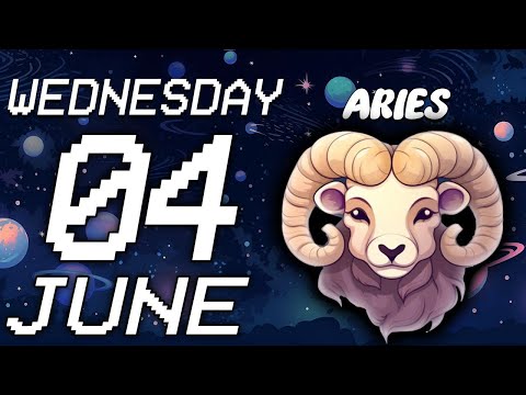 ARIES ♈︎ 🖐𝐀 𝐒𝐈𝐓𝐔𝐀𝐓𝐈𝐎𝐍 𝐈𝐒 𝐂𝐇𝐀𝐍𝐆𝐈𝐍𝐆 𝐑𝐀𝐏𝐈𝐃𝐋𝐘😯 ❤️ Horoscope for Today June 04, 2025