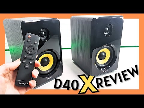 Majority D40X Bookshelf 70W Speakers - Unboxing and Sound Test!