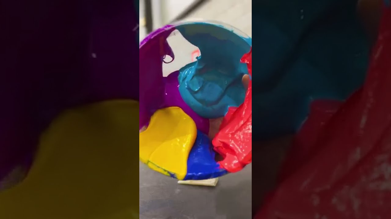 Rainbow Taffy Blob Turns Beautiful! 🍭