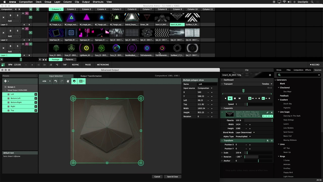Resolume Video Training: 7.2 Structure Mapping