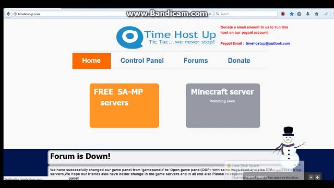 Free SA-MP Server at Time Host Up