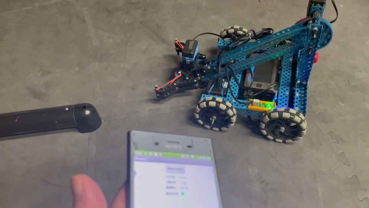 APP Inventor controlled Vex V5 by using phone's gyro