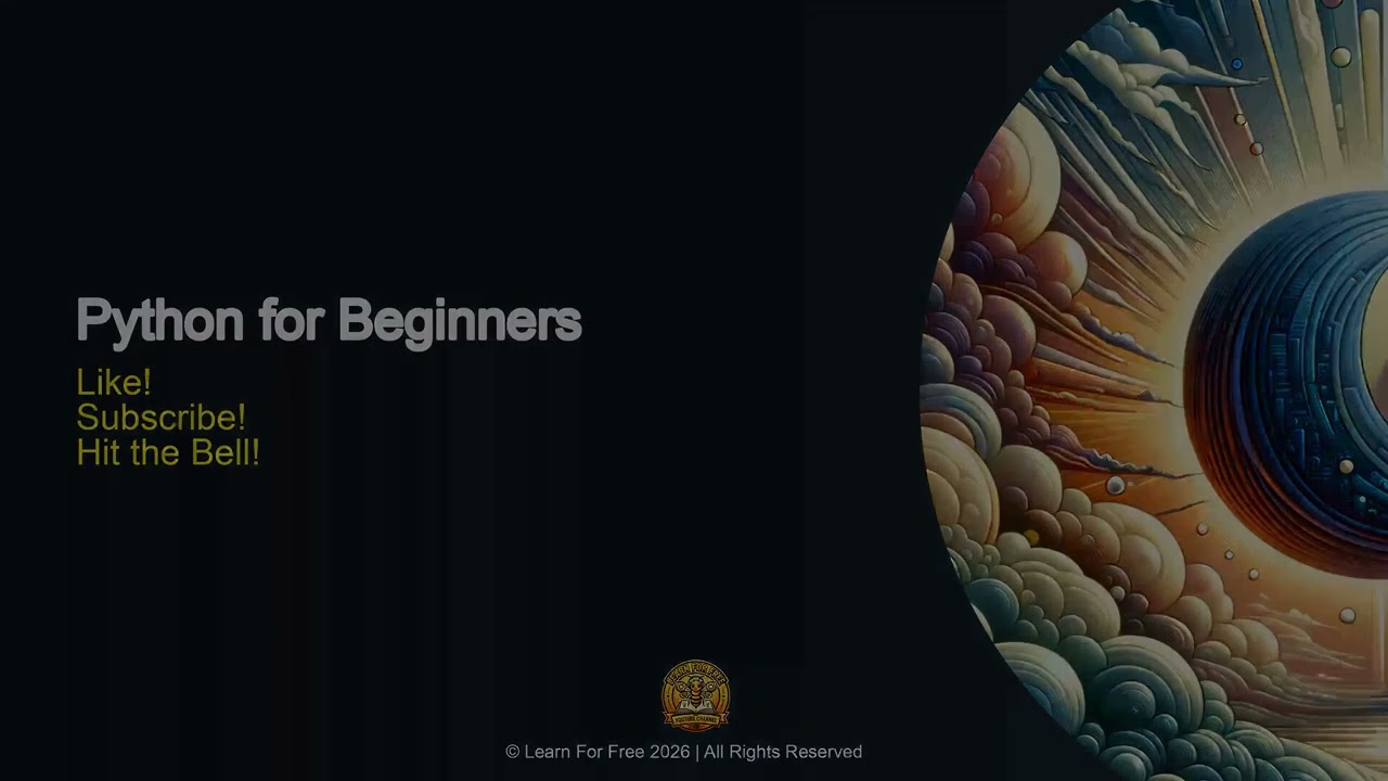 Python for Beginners | 08B