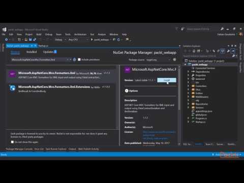 Learn RESTful Web services with ASP NET Core Formatters and Content Negotiation | packtpub com ...