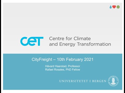 Sustainable logistics in Norwegian cities - the Cityfreight project