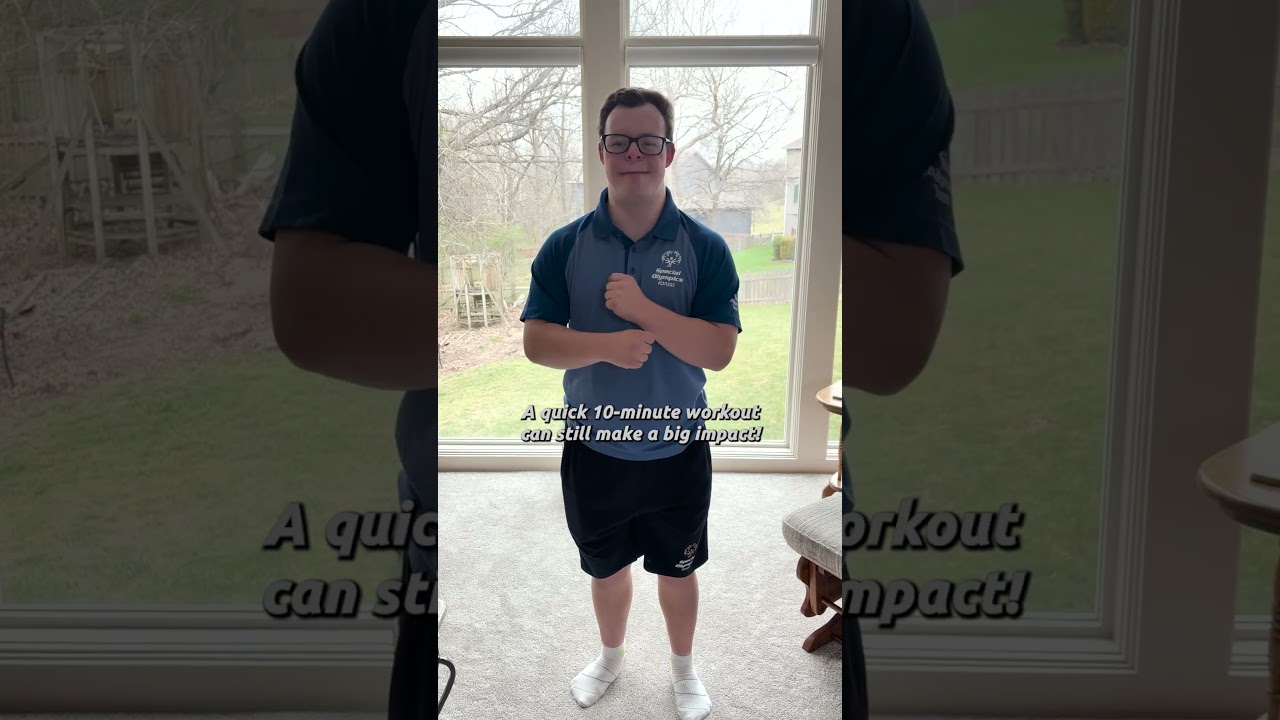Health Tip: Quick 10 Min Workouts  #specialolympicskansas