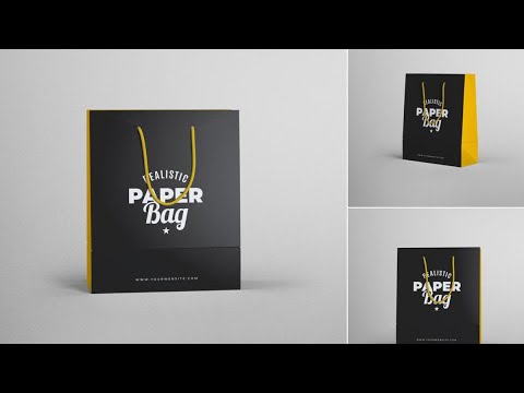 Mockup Design: Paper Bag Branding Mockups