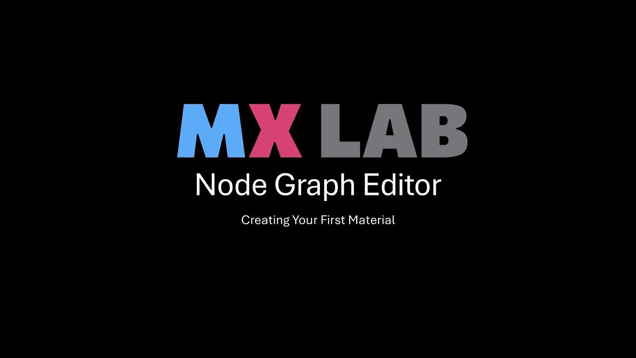 MaterialX Lab Node Graph Editor