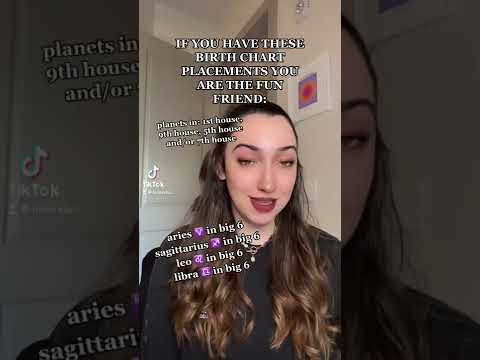 Birth Chart Placements for the Fun Friend