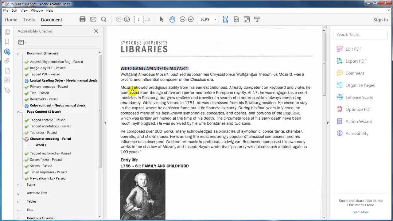 Fixing Common Accessibility Issues in Scanned Documents