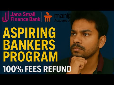 Jana Small Finance Bank Aspiring Bankers Program 2025 || Salary, Fees, Eligibility & Full Details ||