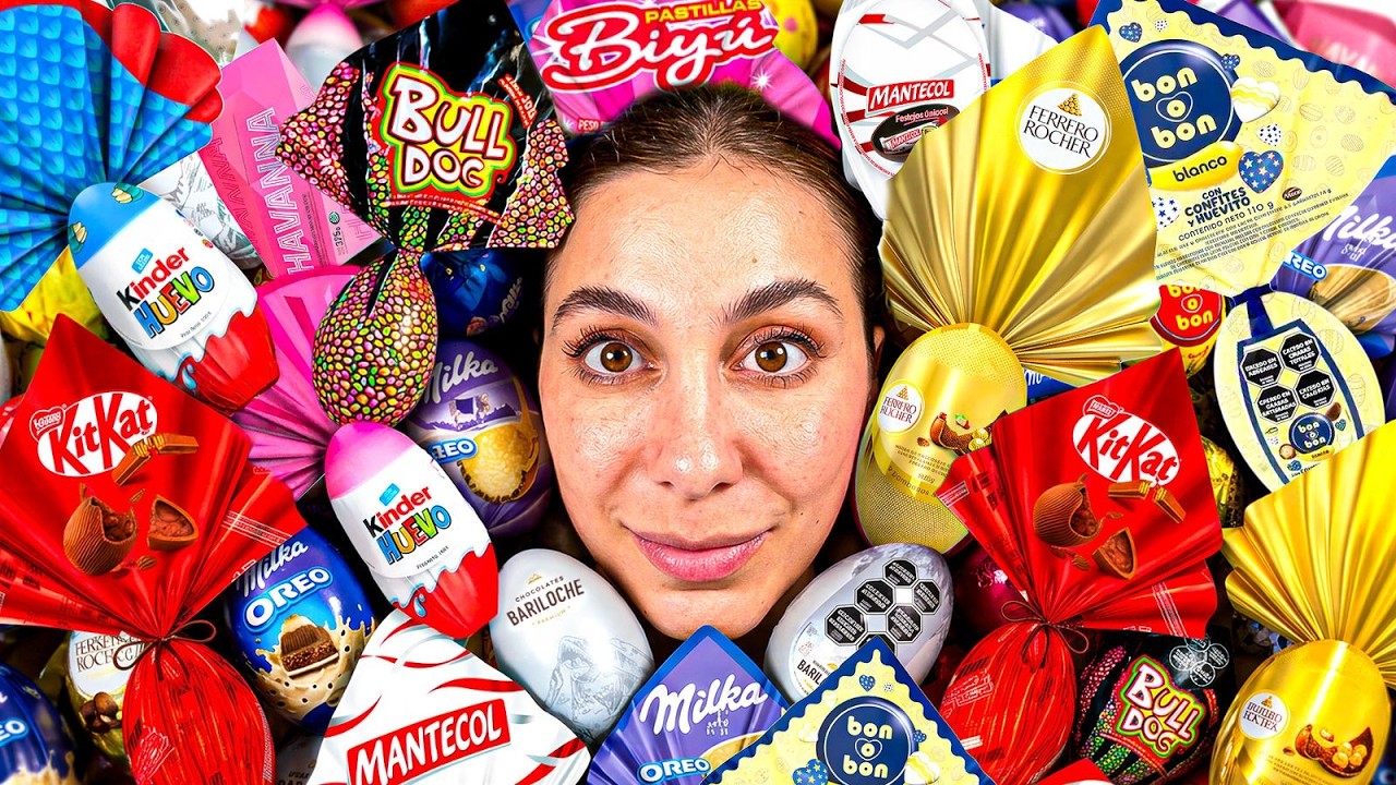 Compré todos los HUEVOS DE PASCUAS para ver cuál es el mejor