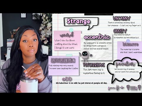Vocabulary Builder || Alternative Words for Strange || Diamond Education Hub