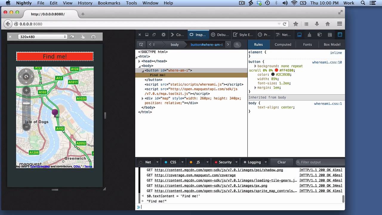 Firefox Developer Tools - Split console