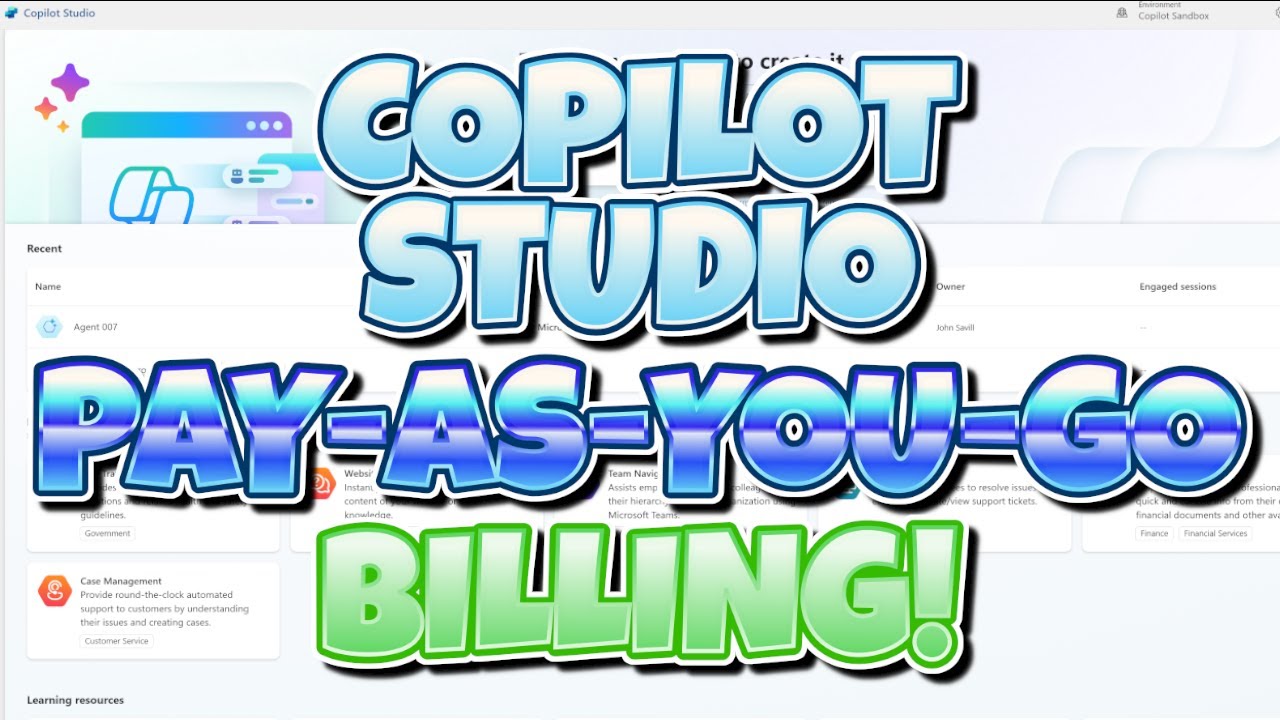 Copilot Studio Per-Message Billing - How to Setup?