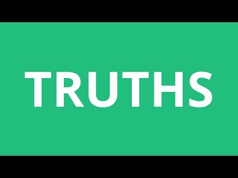 How To Pronounce Truths - Pronunciation Academy