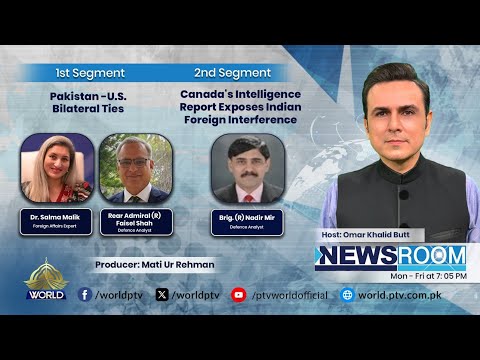 Newsroom|Pak-U.S. Ties|Canada's Intelligence Report Exposes Indian Foreign Interference|19-06-2025