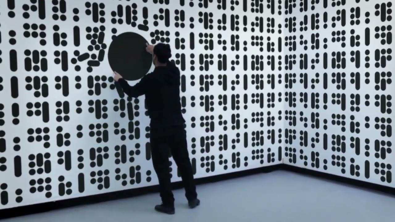 Digital interactive wall by design studio Büro Achter April