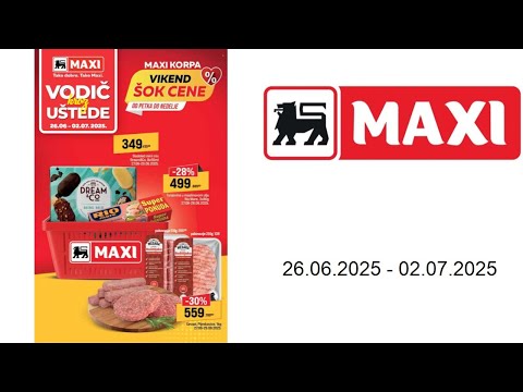 Maxi katalog - Nedeljna akcija - 26.06.-02.07.2025