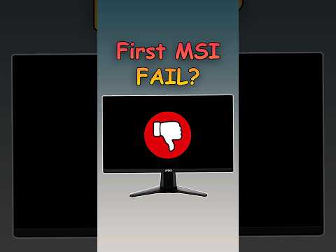 First MSI's BAD Monitor? #monitor #2024 #msi