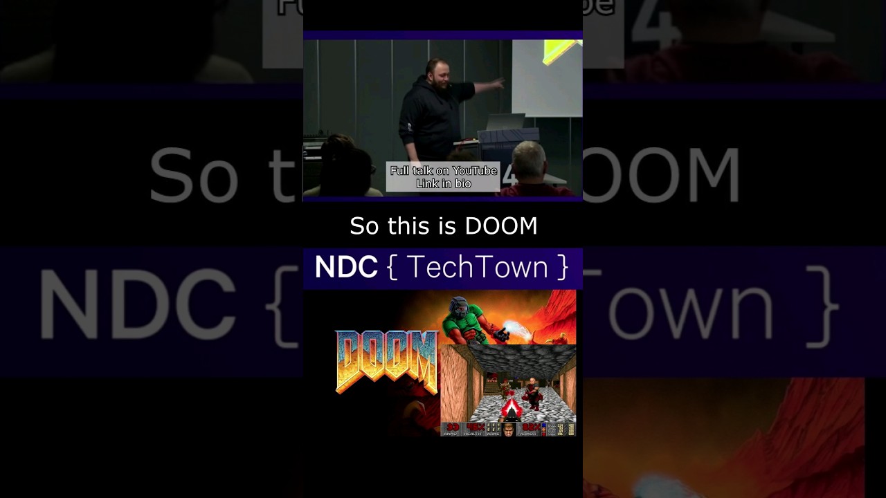 Doom on GitHub Actions #programming #software #doom