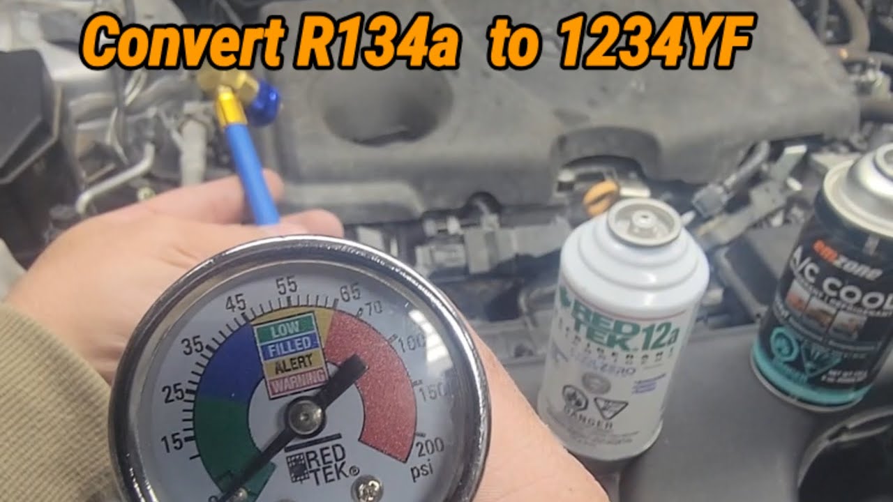 AC EmZone 1234YF Freon to R134a Adapter!  CONVERT MY OWN 