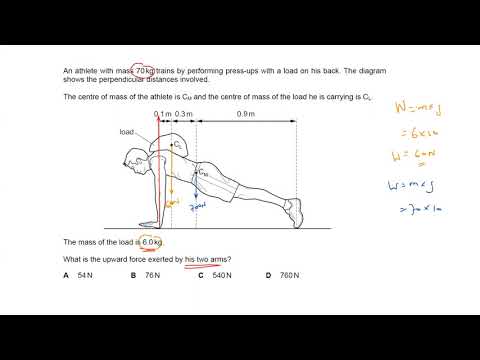 Moment and Equilibrium Questions Cambridge IGCSE/O level Physics 0625/0972/5054 Lesson 25 Part a