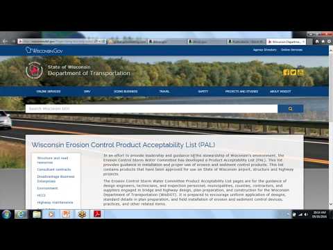 1050 & 1051 Wisconsin DNR Technical Standards for Construction and Industrial Additive Use Webinar