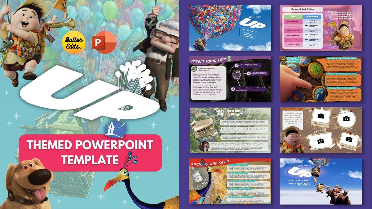 UP Themed PowerPoint Template | Animated PowerPoint Template | Academic Presentation