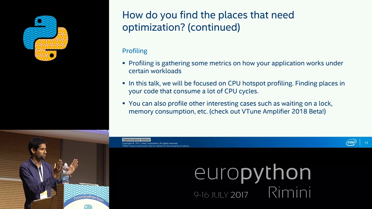 Shailen Sobhee - Python Profiling with Intel® VTune™ Amplifier