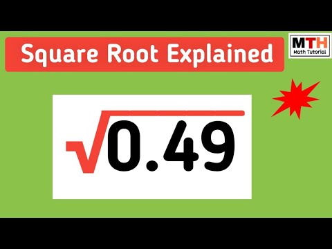Square root of 0.49