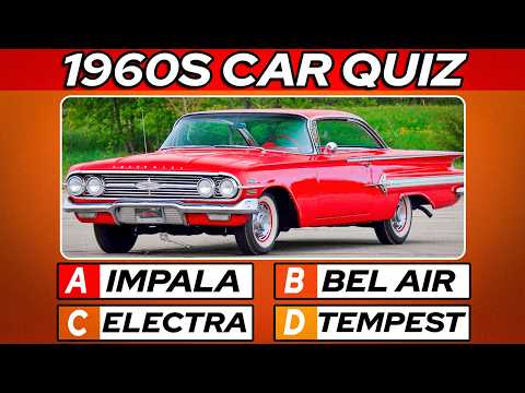Car Quiz - Can You Name Them All?