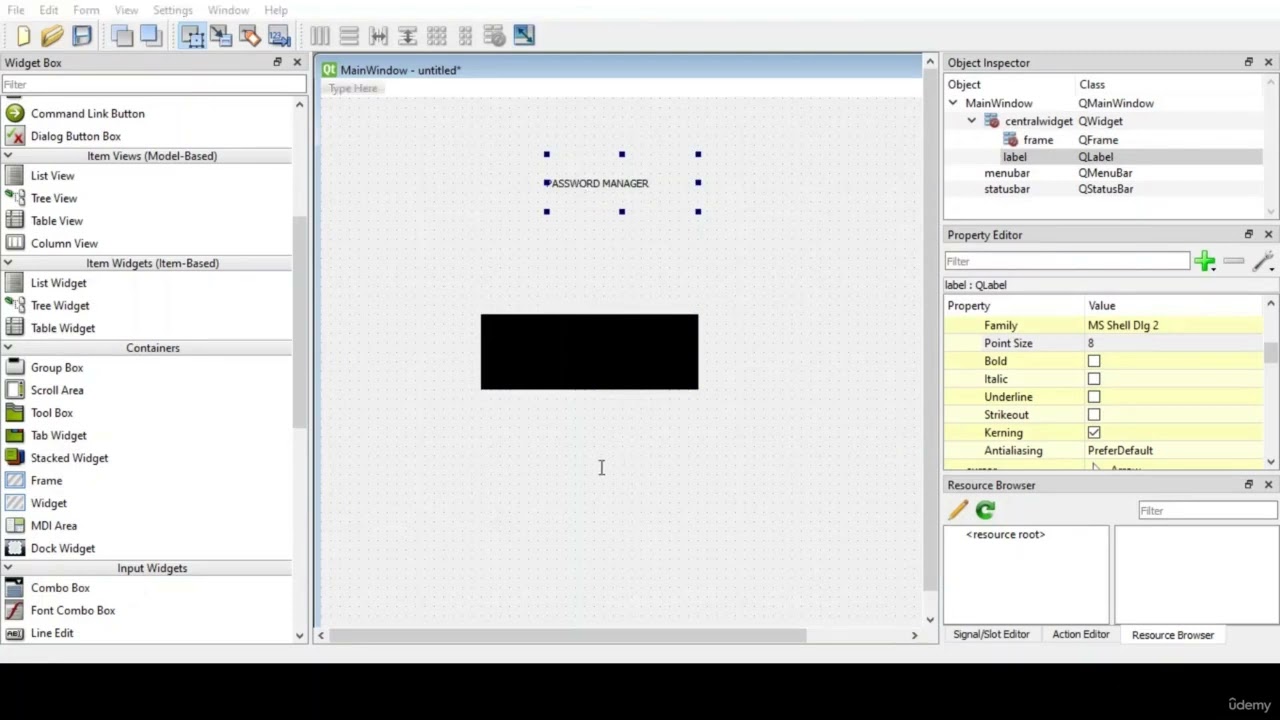 102   Project 100 Building Password Manager Application With PyQt5, SQLite