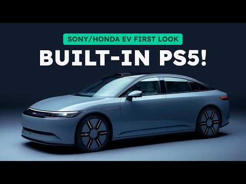 The Only Car With A Built-In PS5! - Sony/Honda EV First Look