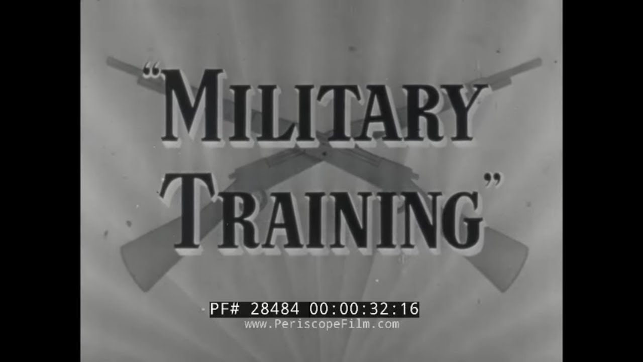 “MILITARY TRAINING”  WWII U.S. ARMY METHODS OF INSTRUCTION  OFFICER TRAINING OF INDUCTEES FILM 28484