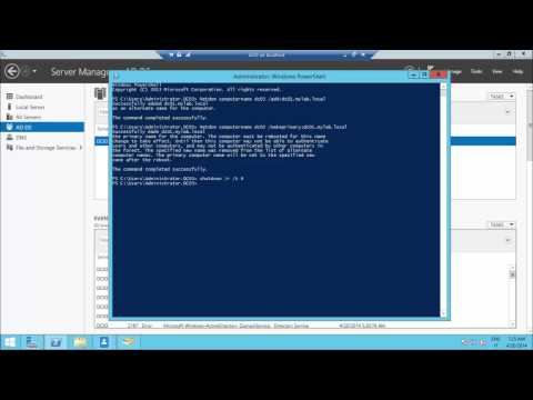 Netdom computername rename Computers and Domain Controllers