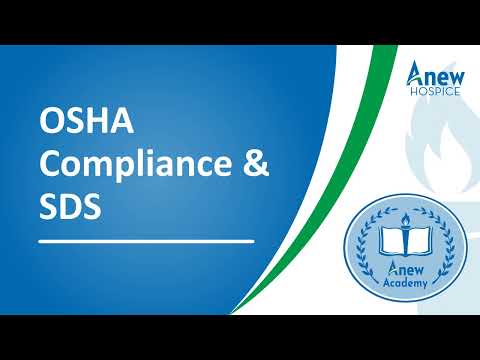 OSHA and SDS