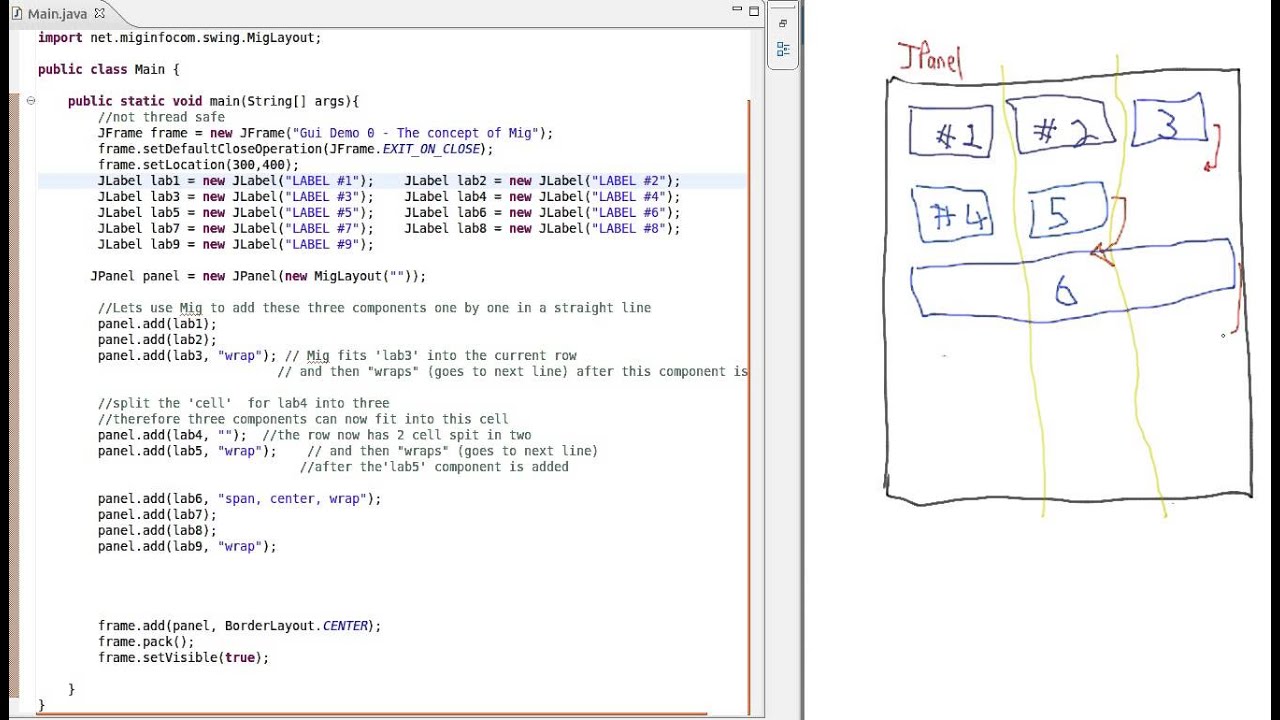 MigLayout Manager - How to Build GUI #0