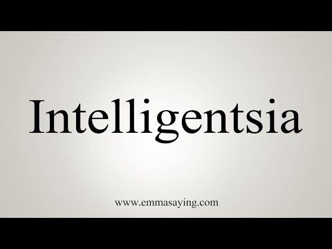 How To Say Intelligentsia