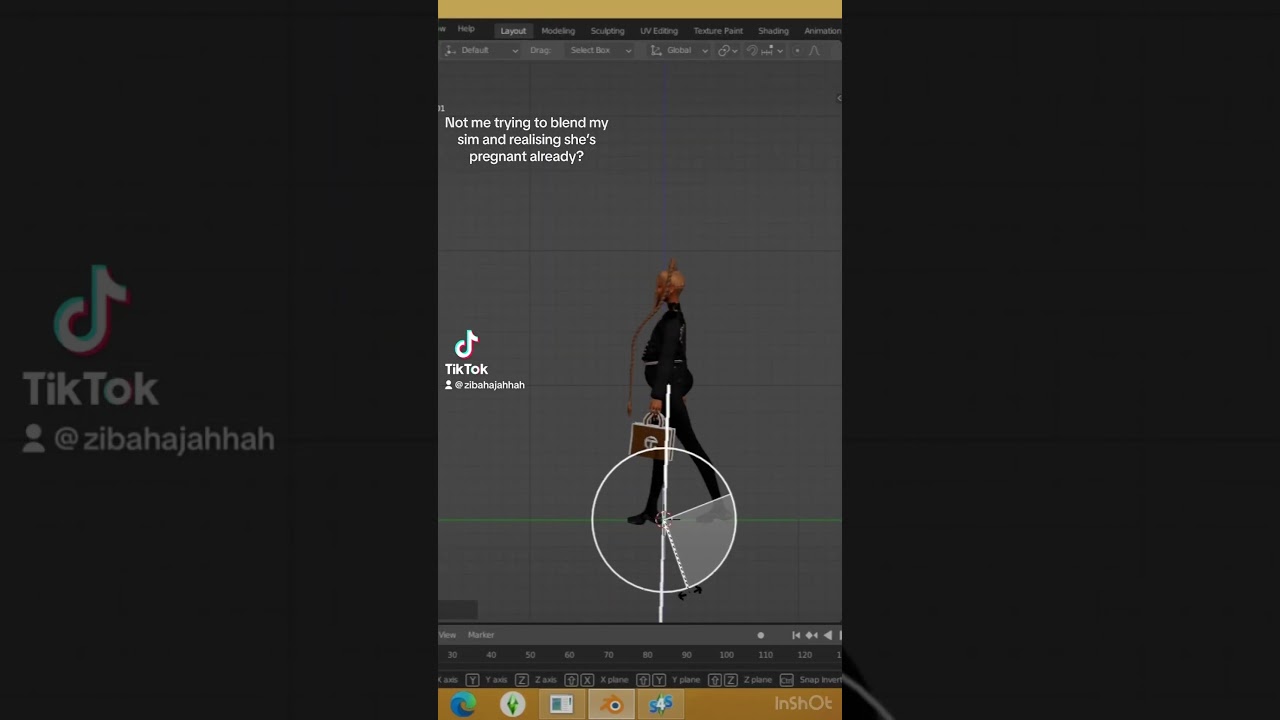 Wicked whims turns them into rabbits😭 DL This Sim!💜 #thesims #ccfinds #shorts