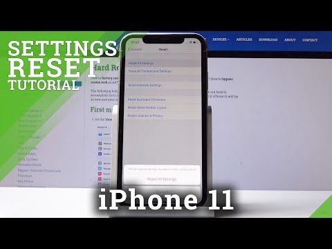 How to Reset Settings in iPhone 11 - Restore Original Settings