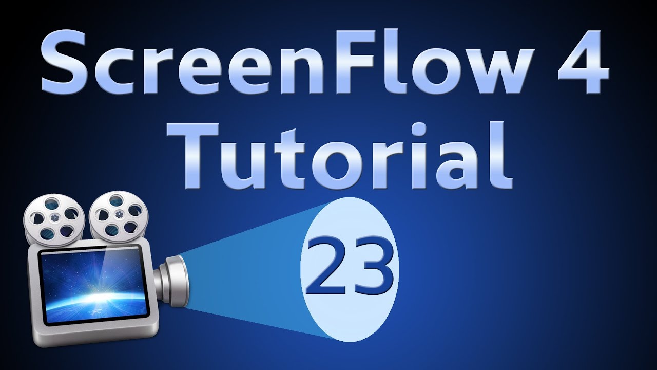 ScreenFlow 4 Tutorial 23: Export Settings