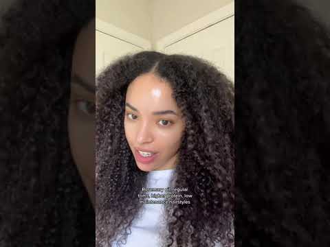 HOW I GREW MY 3c/4a HAIR TO TAILBONE LENGTH ✨😱 #shorts