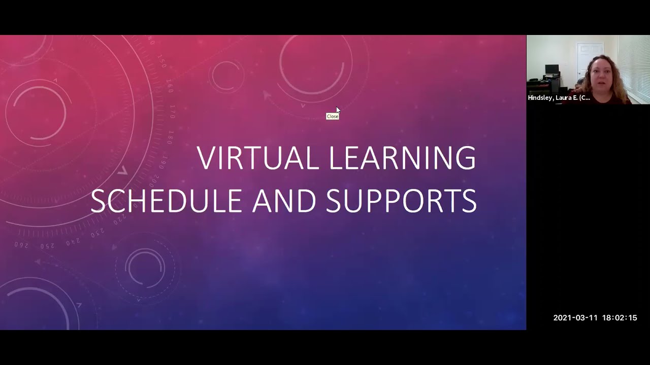 Virtual Learning Schedule and Supports