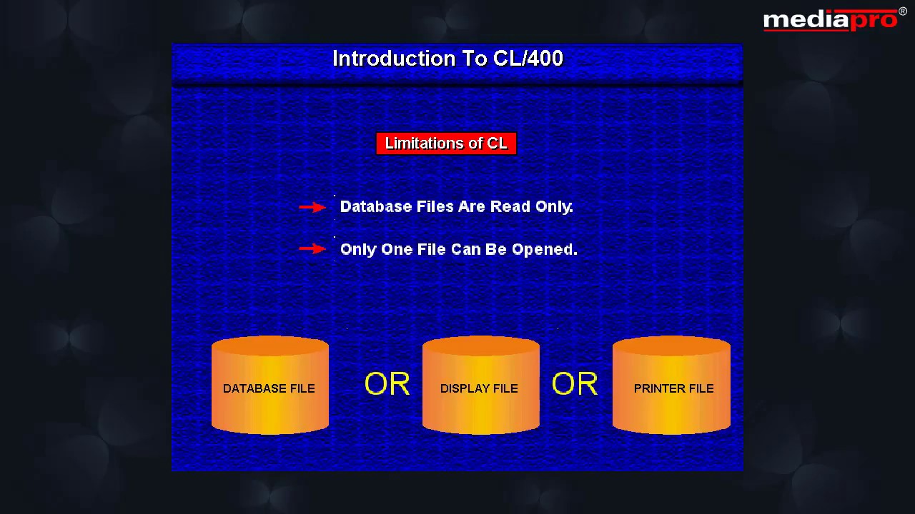 Chapter 01 - Basic CL Programming