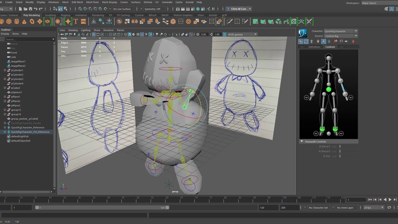 Issue with Auto Rig Maya