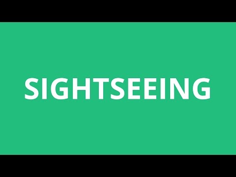 How To Pronounce Sightseeing - Pronunciation Academy